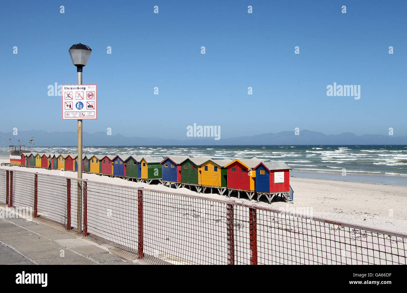 Muizenberg Beach at Cape Town in South Africa Stock Photo - Alamy