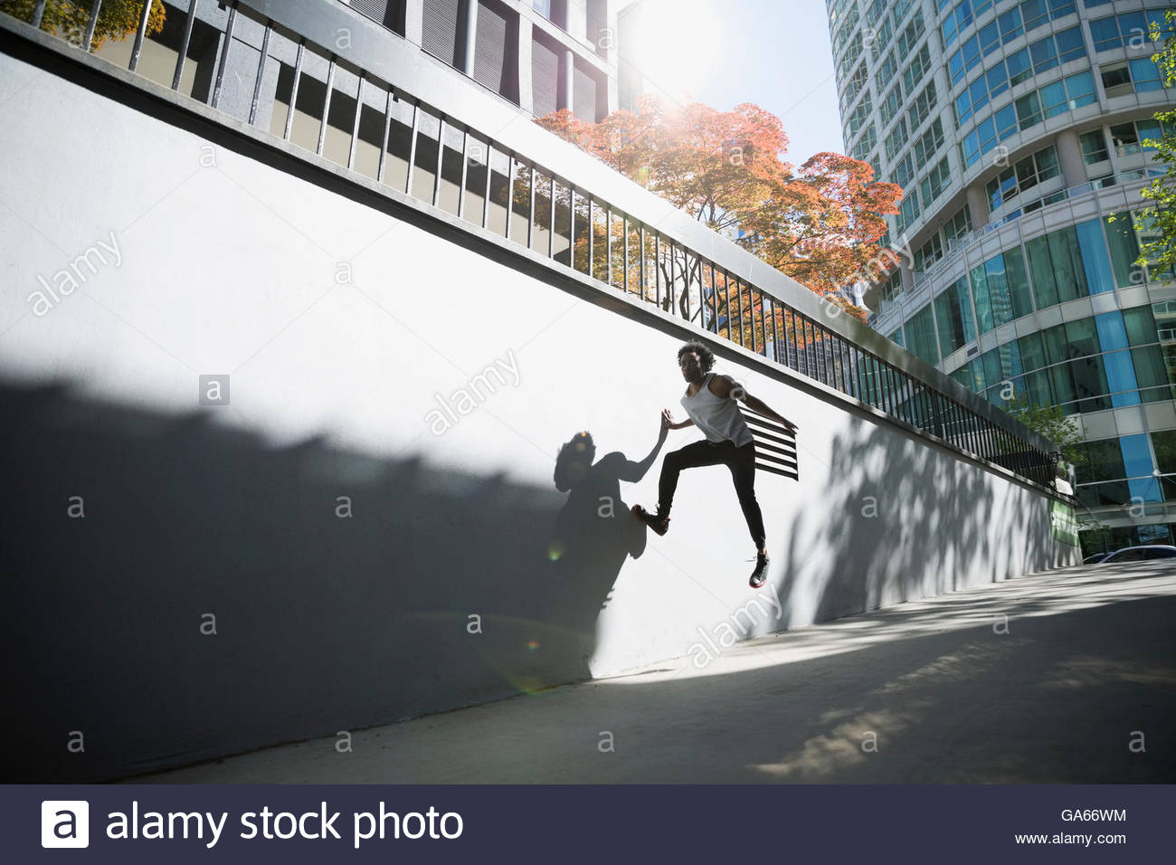 Jumping wall hi-res stock photography and images - Alamy