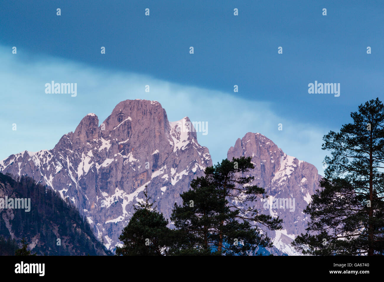 Admonter Reichenstein, Mountain, Forest, Trees, Sunrise, Nationalpark ...