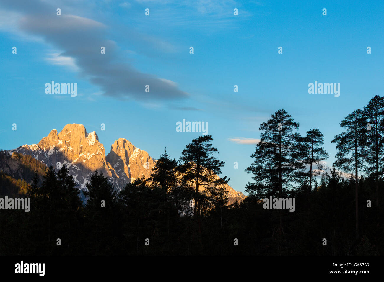 Admonter Reichenstein, Mountain, Forest, Trees, Sunrise, Nationalpark ...