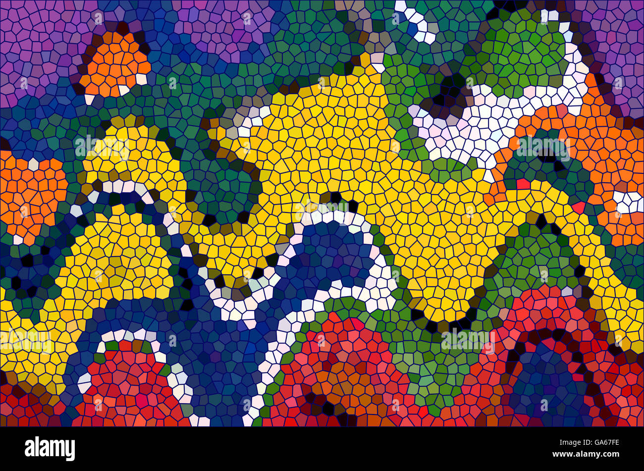 Mosaic matrix hi-res stock photography and images - Alamy