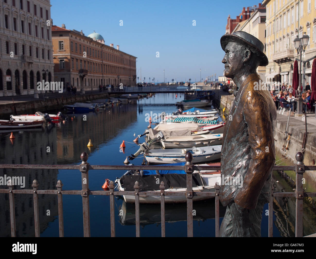 In the Canal area in Trieste you can see this beautiful statue of the ...