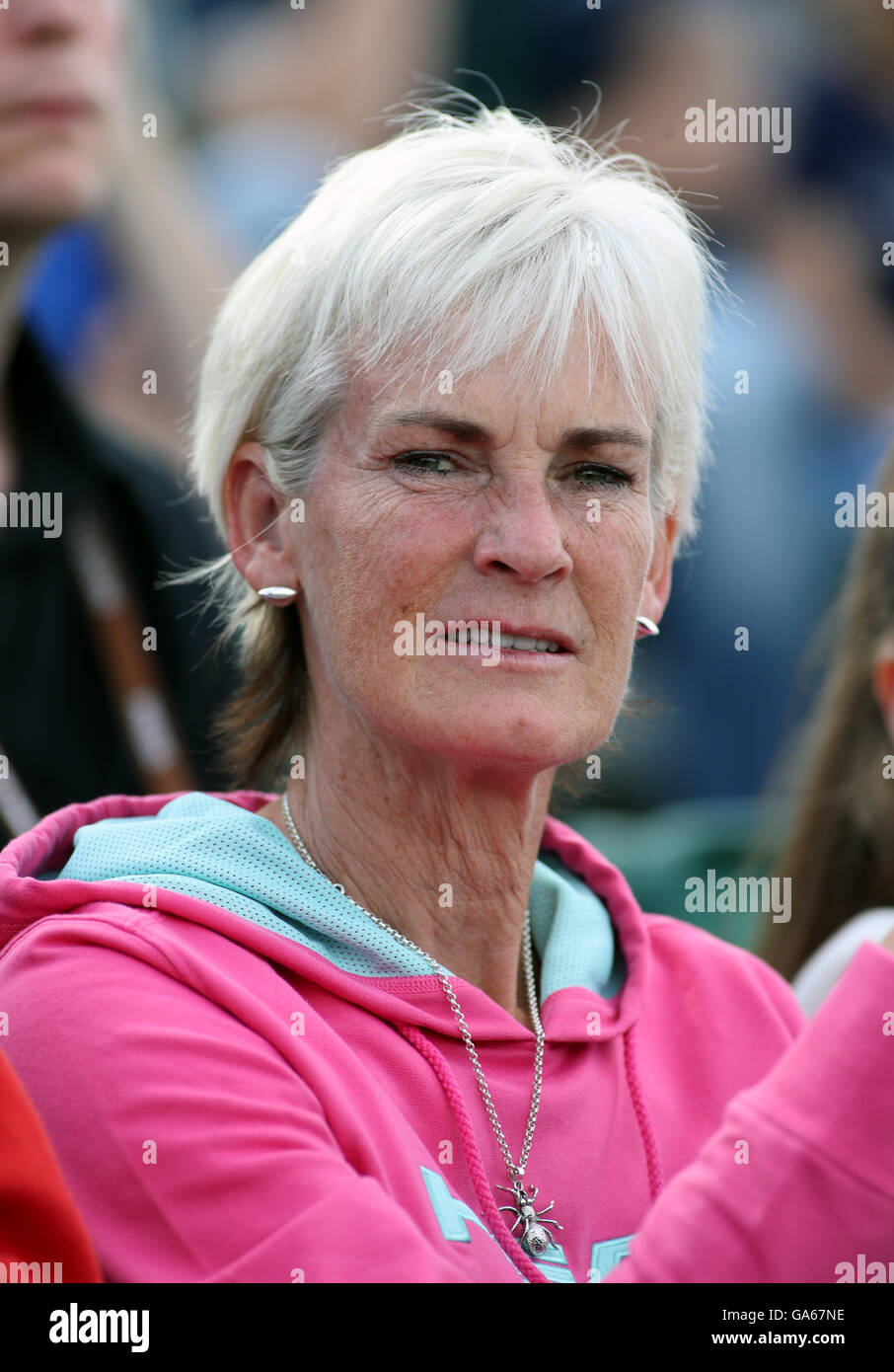 Judy Murray on day seven of the Wimbledon Championships at the All ...