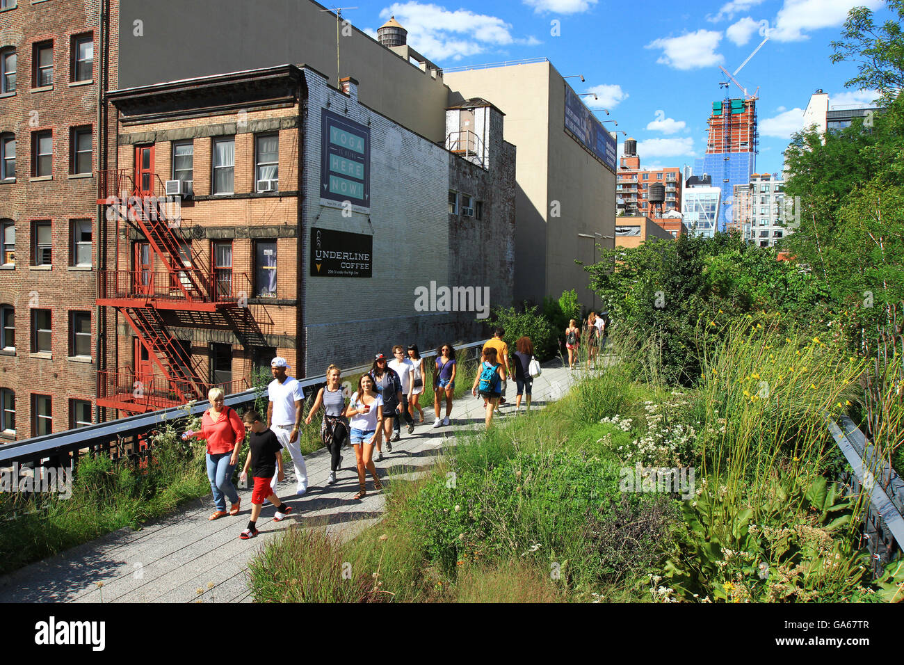 High Line Public Park High Resolution Stock Photography and Images - Alamy