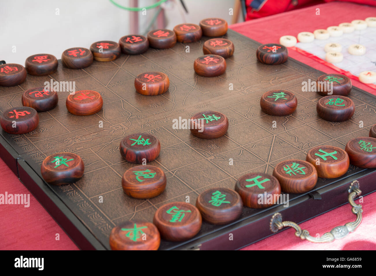 Chinese Chess (Xiangqi Stock Photo - Alamy