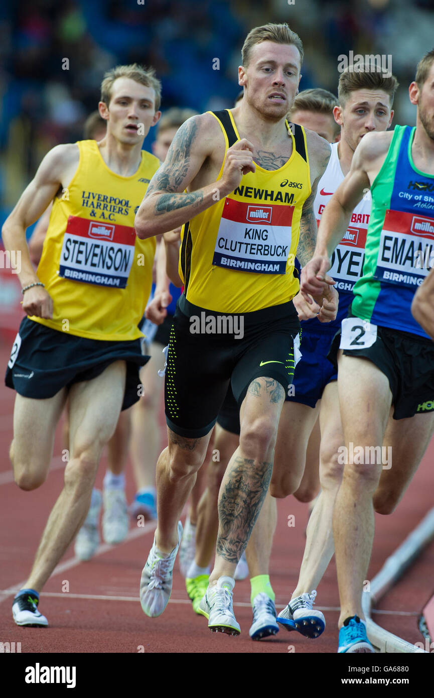 Birmingham 25th June 2016, Dale King-Clutterbuck competing in the Men's ...