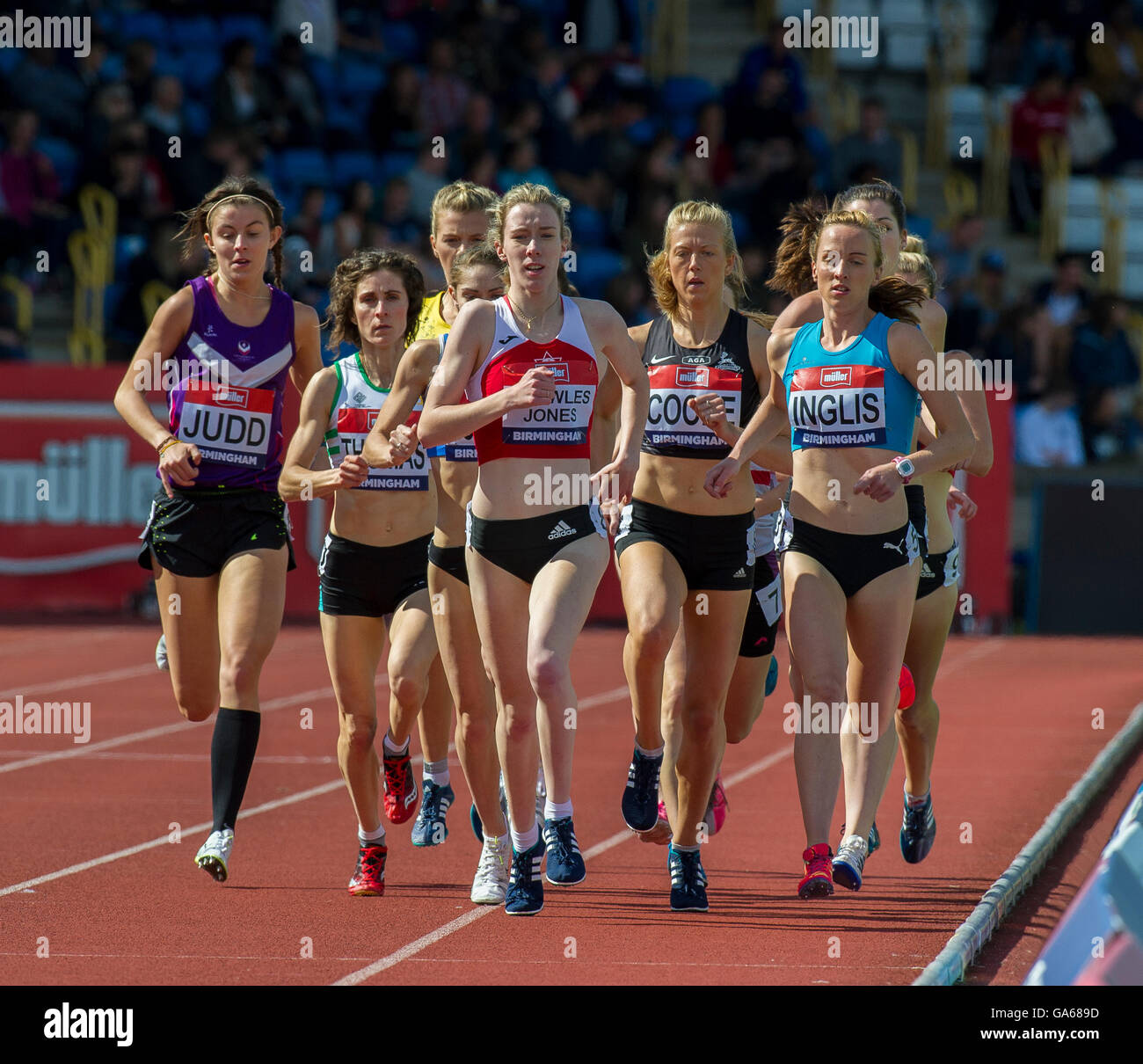Birmingham 25th June 2016, Harriet Knowles-Jones competing during day ...