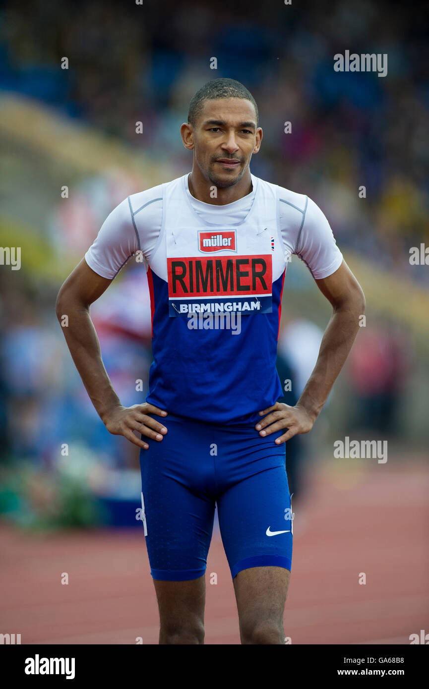 Birmingham 25th June 2016, Michael Rimmer competing in the Men's 800m ...