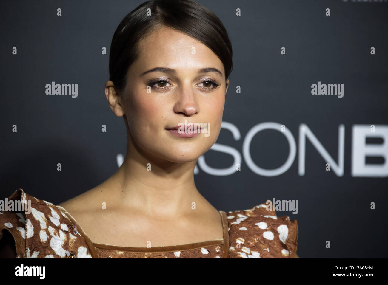 Alicia Vikander Swedish Film Actress High Resolution Stock Photography ...