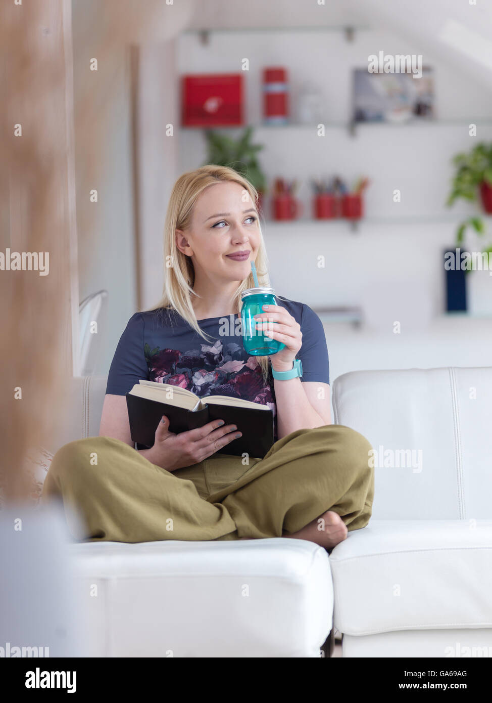 Morning coffee is my daily routine Stock Photo - Alamy