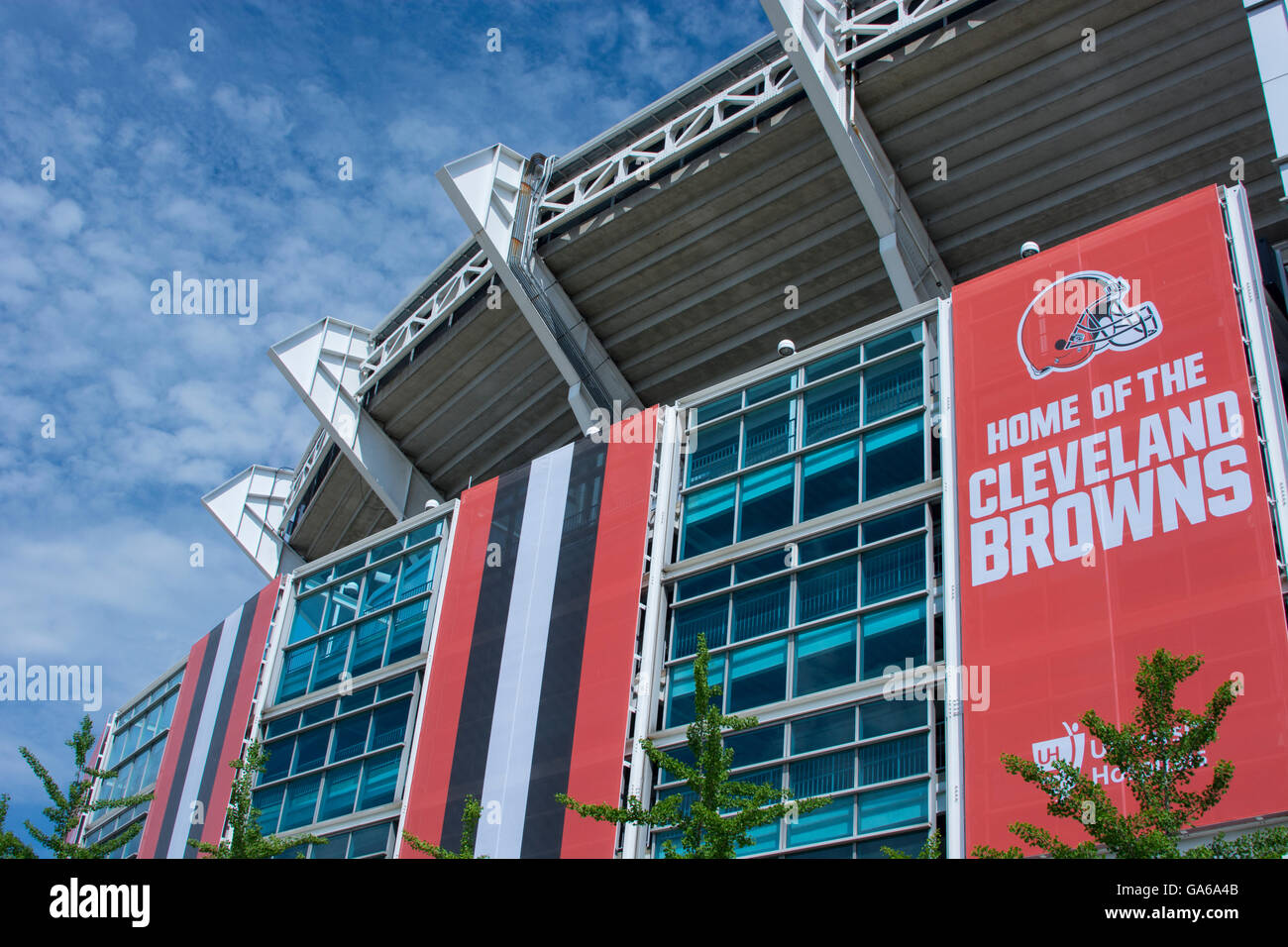 Ohio, Cleveland. Cleveland Browns Stadium aka First Energy Stadium ...