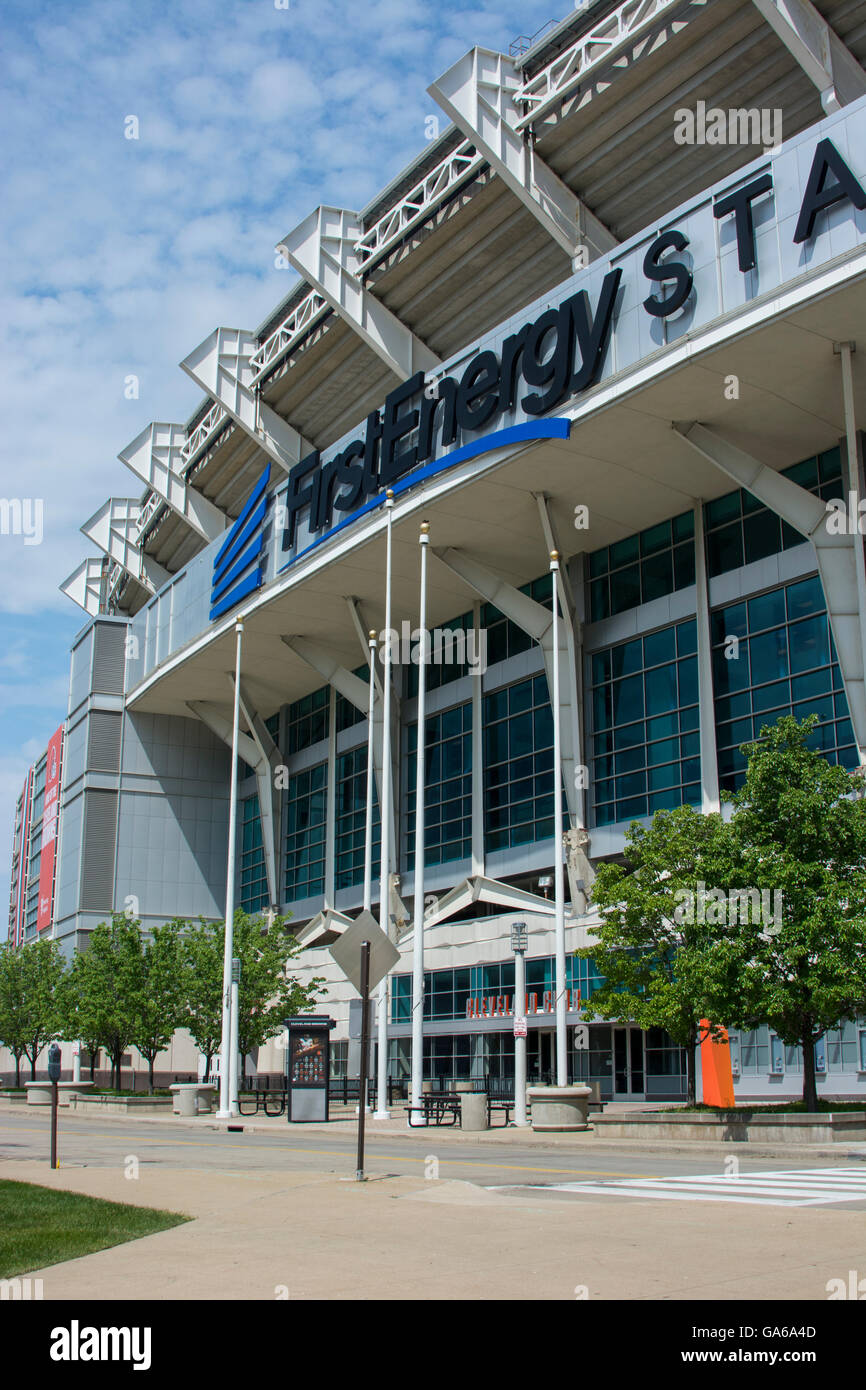 Ohio, Cleveland. Cleveland Browns Stadium aka First Energy Stadium ...