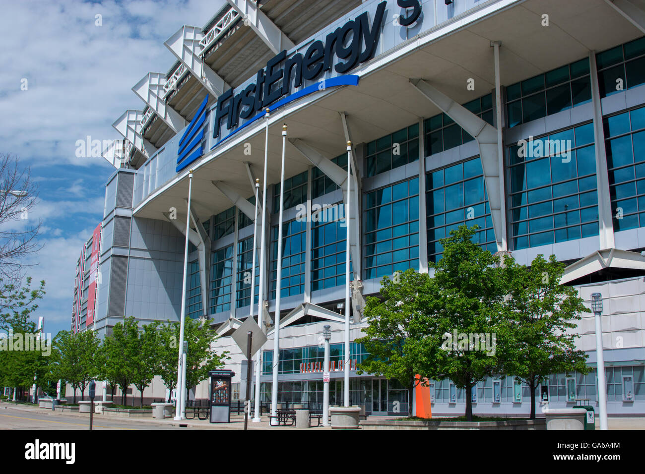Ohio, Cleveland. Cleveland Browns Stadium aka First Energy Stadium ...