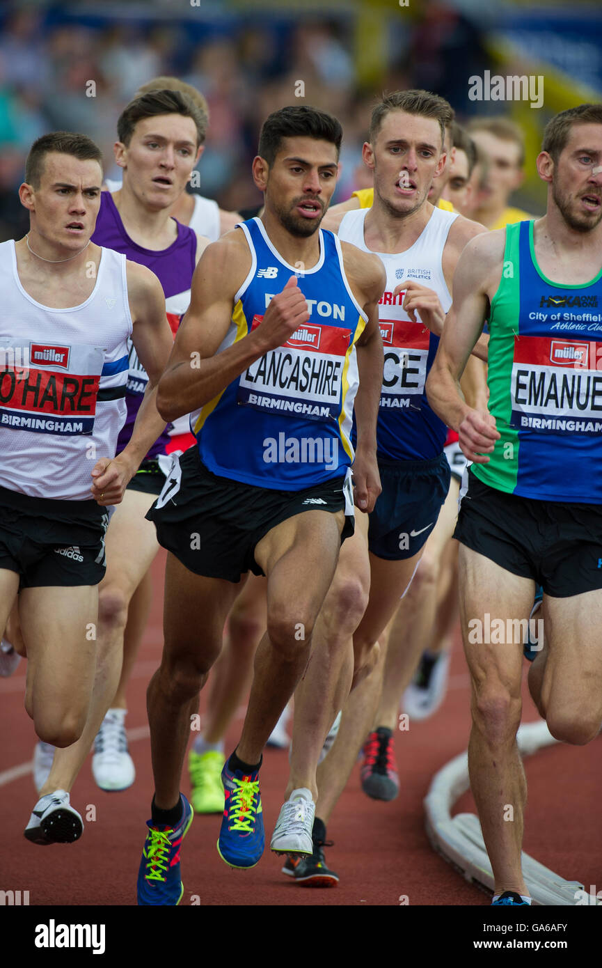 Birmingham 25th June 2016, Charlie Grice of Great Britain wins the mens ...