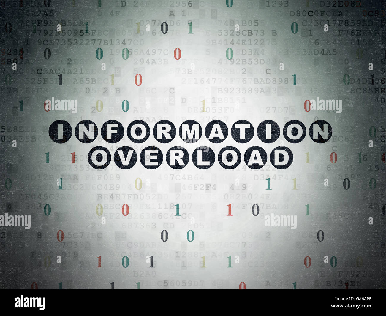 Information concept: Information Overload on Digital Data Paper ...