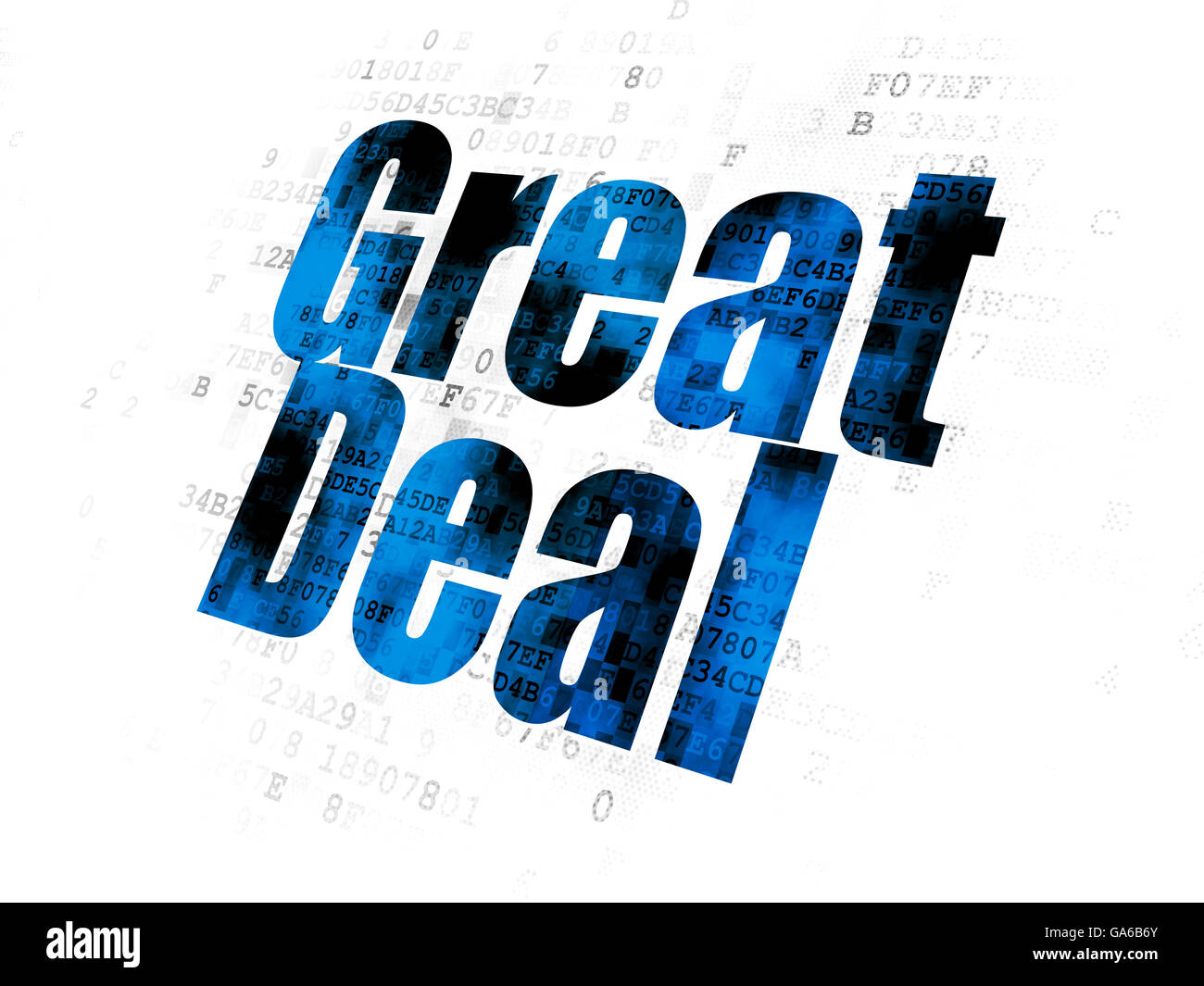 Finance concept: Great Deal on Digital background Stock Photo - Alamy