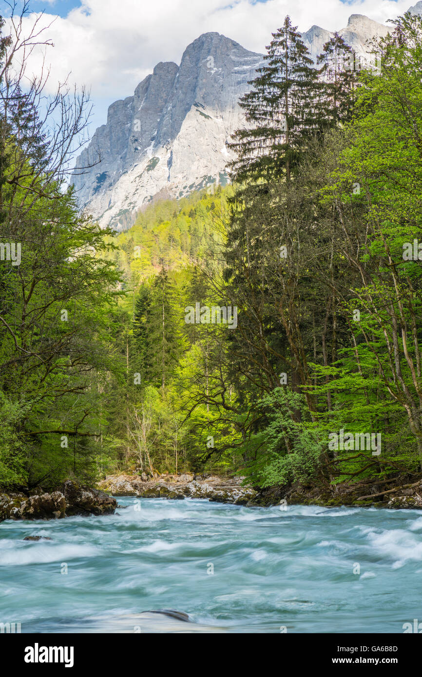 Enns River, Nationalpark Gesäuse, Styria, Austria Stock Photo - Alamy