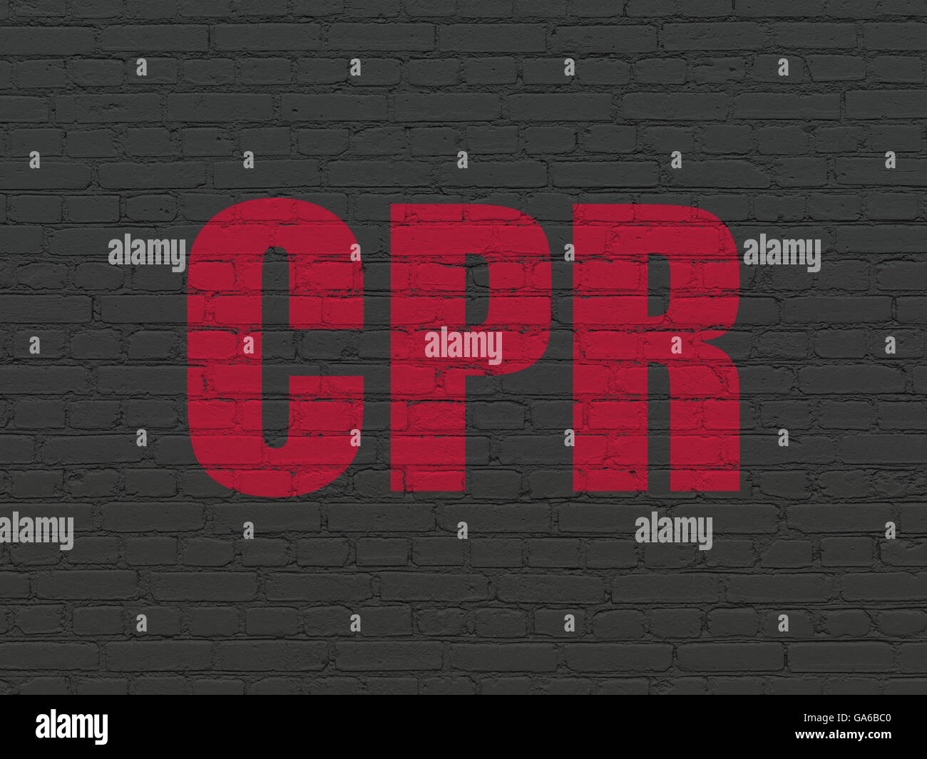 Health concept: CPR on wall background Stock Photo - Alamy