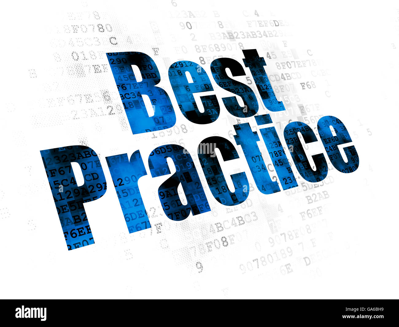 Studying concept: Best Practice on Digital background Stock Photo - Alamy