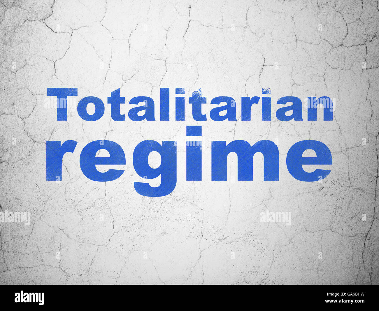 Politics concept: Totalitarian Regime on wall background Stock Photo ...