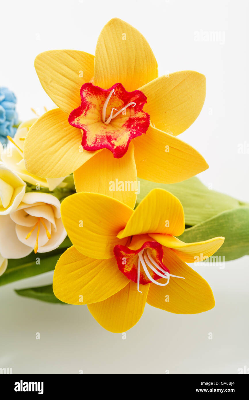 Beautiful spring flower bouquet Stock Photo - Alamy
