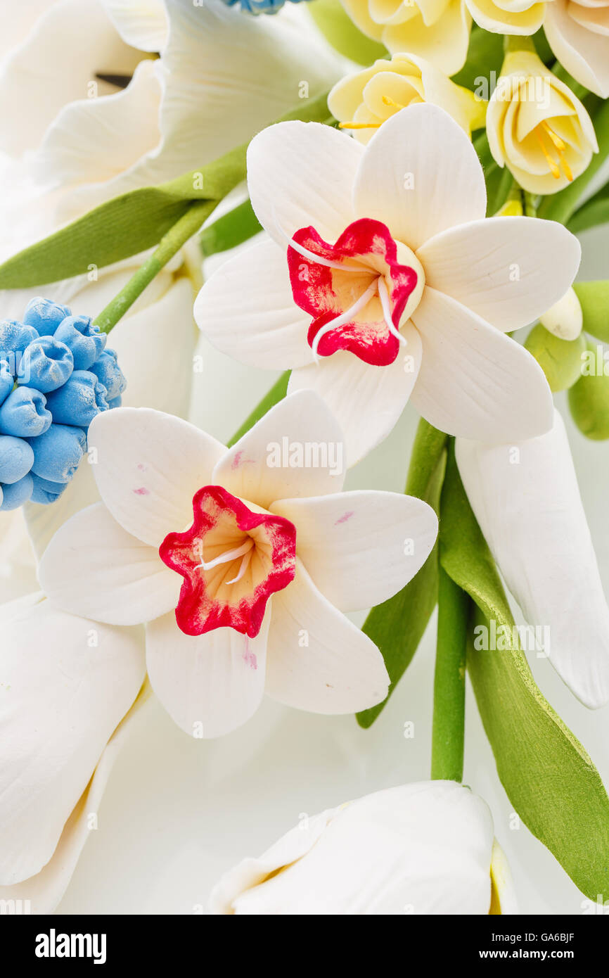 Beautiful spring flower bouquet Stock Photo - Alamy