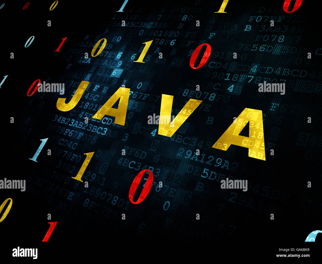 Software concept: Java on Digital background Stock Photo - Alamy