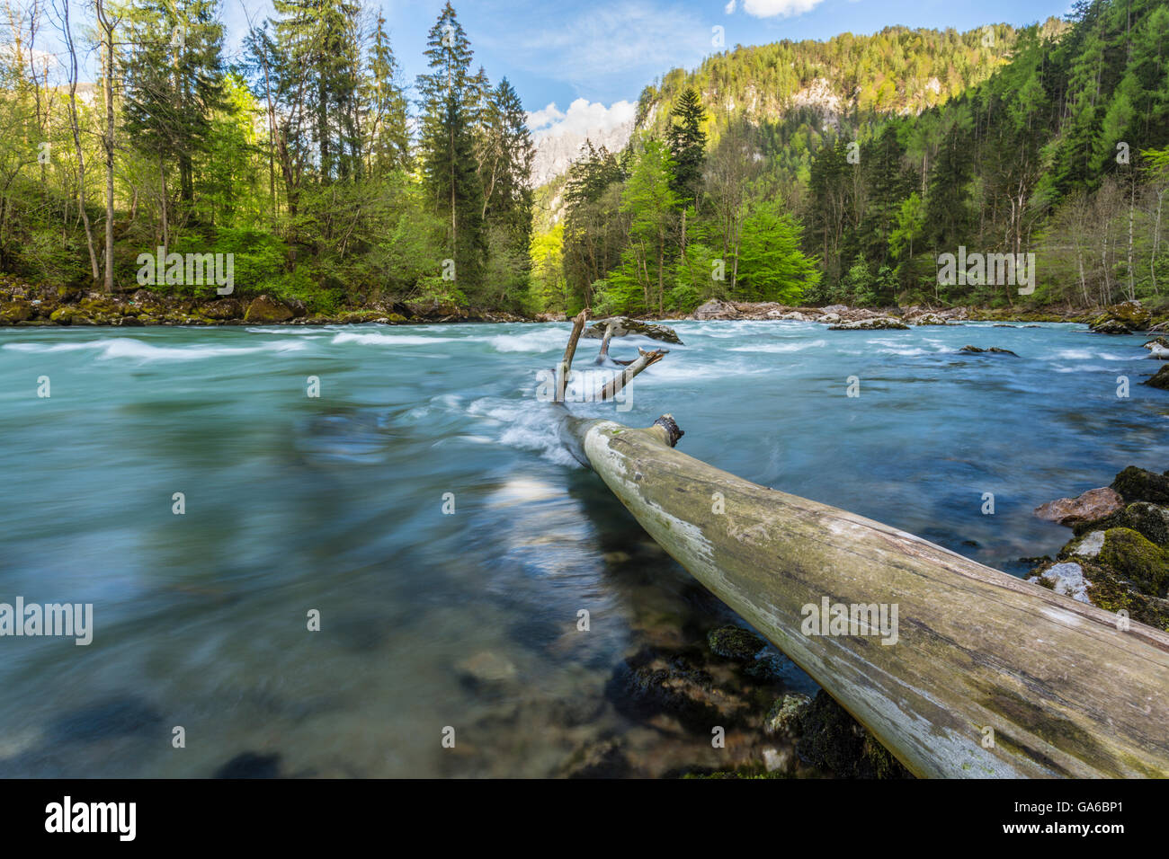 Enns River, Nationalpark Gesäuse, Styria, Austria Stock Photo - Alamy