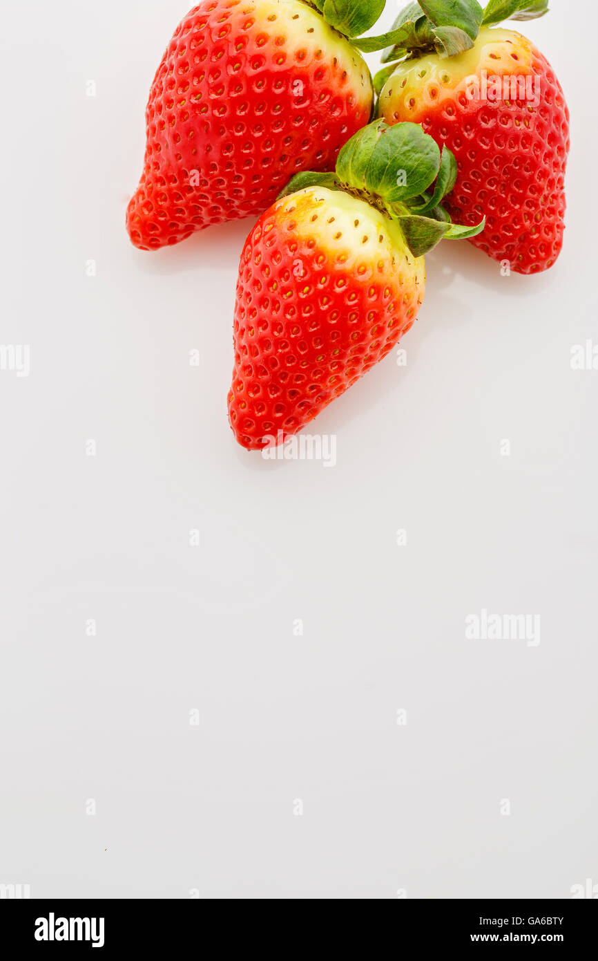 Closeup fully ripe strawberry hi-res stock photography and images - Alamy