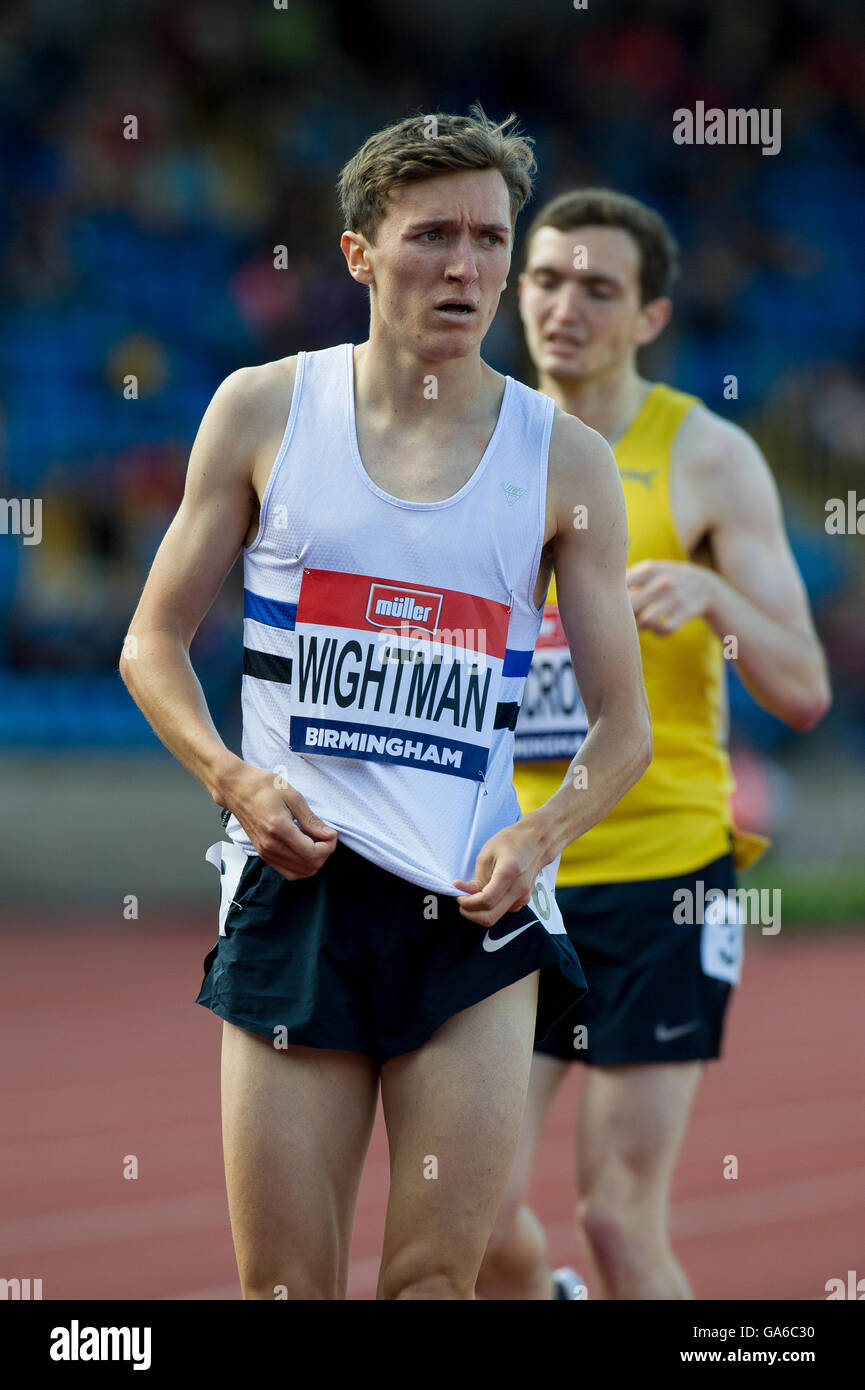Birmingham 25th June 2016, Jake Wightman competing in the Men's 1500m ...