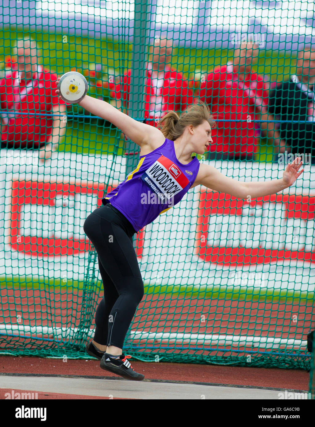 Birmingham 25th June 2016, Kathryn Woodcock competes in the women's ...