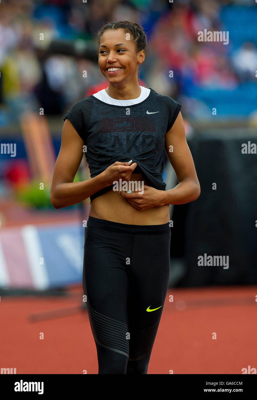 Birmingham 25th June 2016, Morgan Lake competing and winning the Women ...