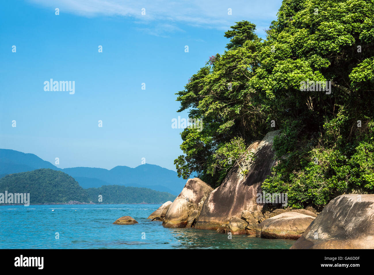 Beach in Trinidade - Paraty, Rio de Janeiro state, Brazil Stock Photo ...
