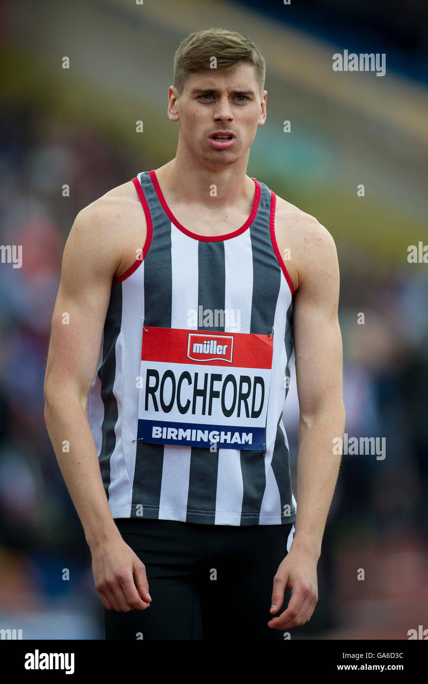 Birmingham 25th June 2016, Ben Rochford competing in the Men's 800m ...