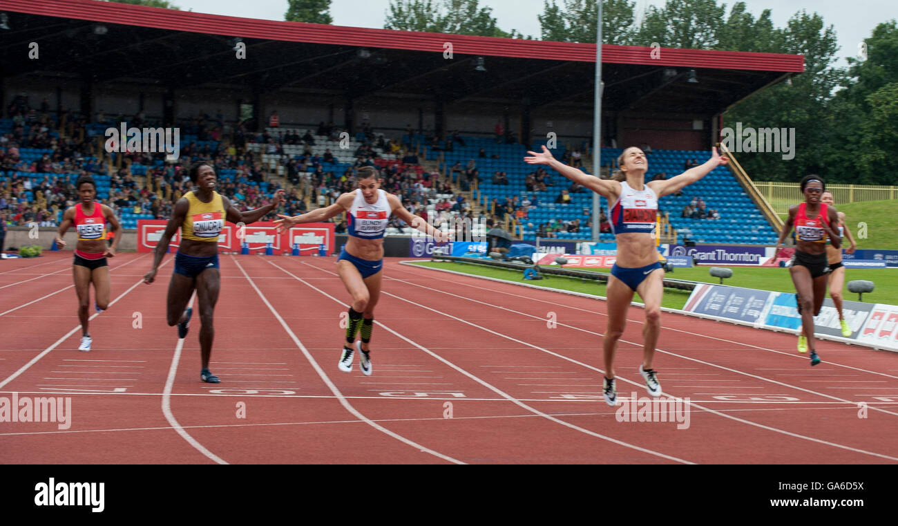 Birmingham 25th June 2016, Emily Diamond of Great Britain winning the ...