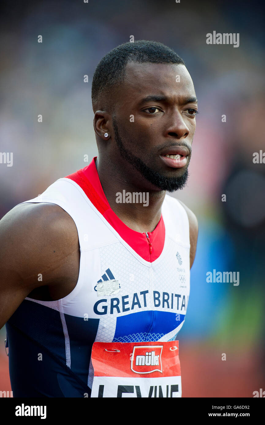 Birmingham 25th June 2016, Nigel Levine competing in the Men's 400m ...