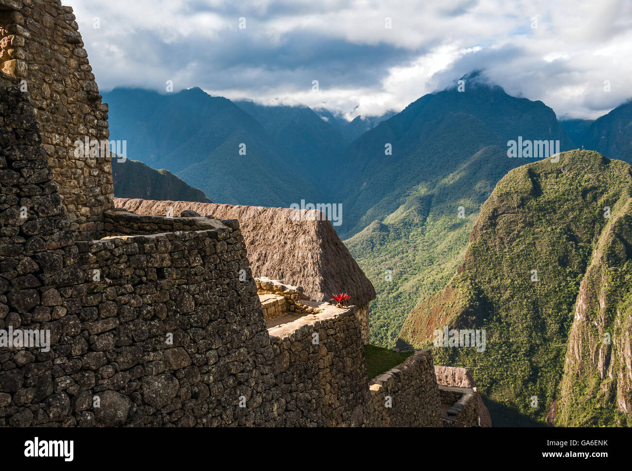 Guardhouse of Machu Picchu, Peru Stock Photo - Alamy