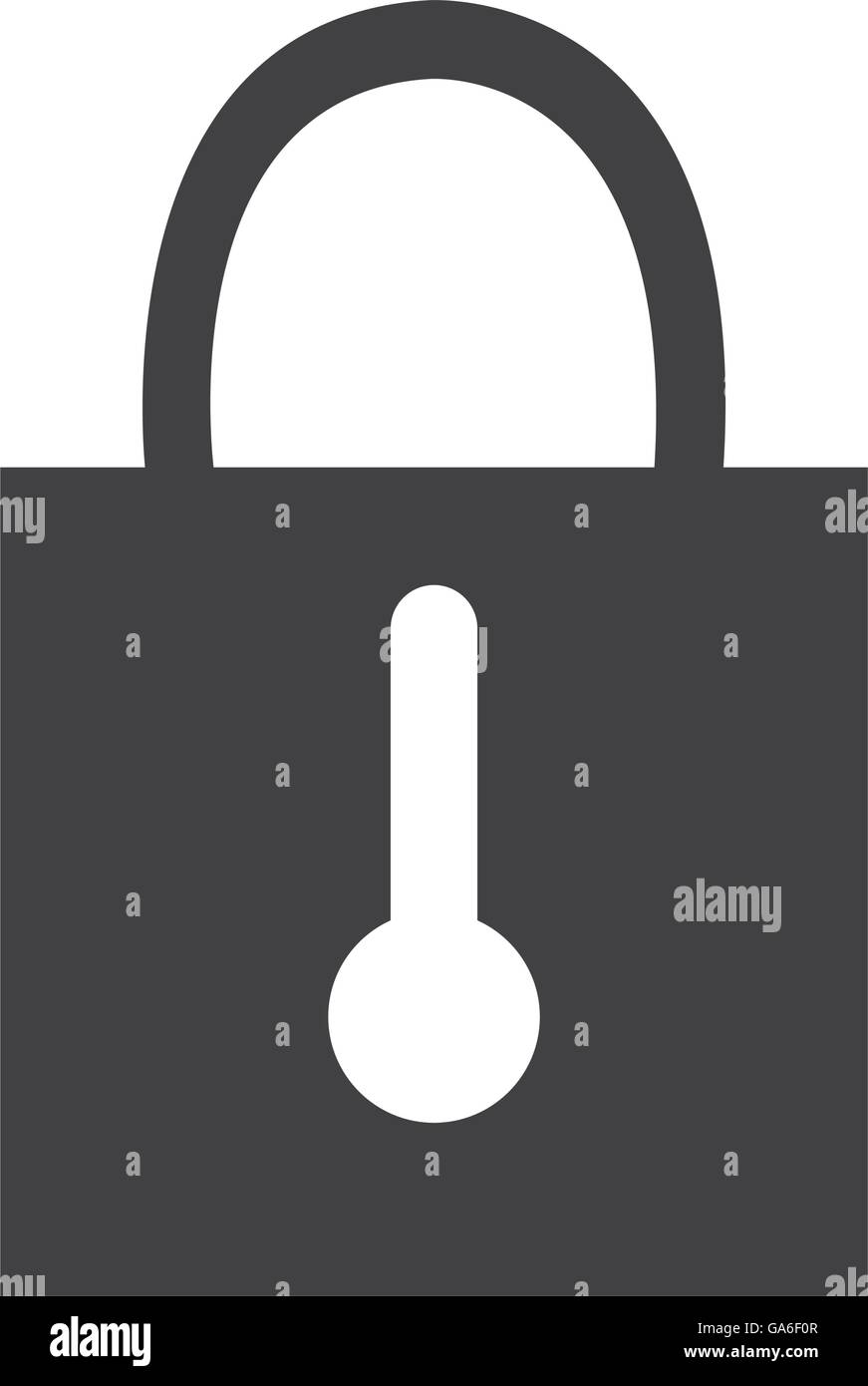 security lock closed, vector graphic Stock Vector Image & Art - Alamy