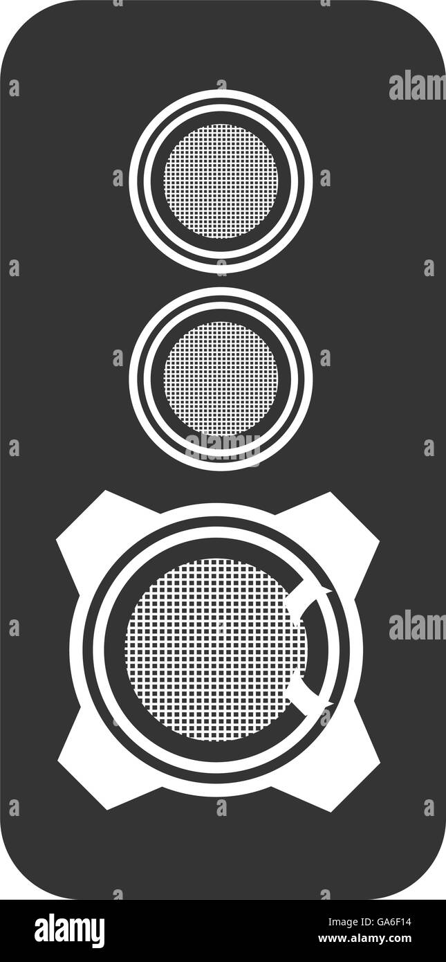 black amplifier device, vector graphic Stock Vector Image & Art - Alamy