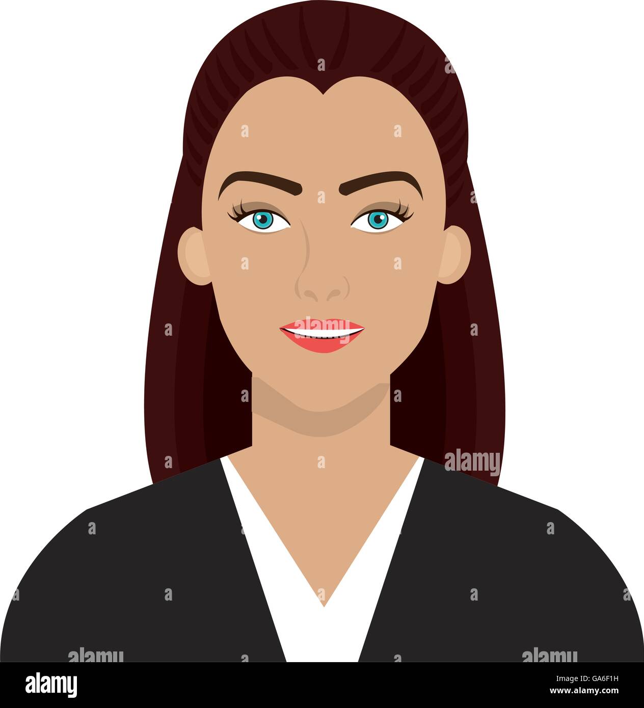avatar business woman, vector graphic Stock Vector Image & Art - Alamy