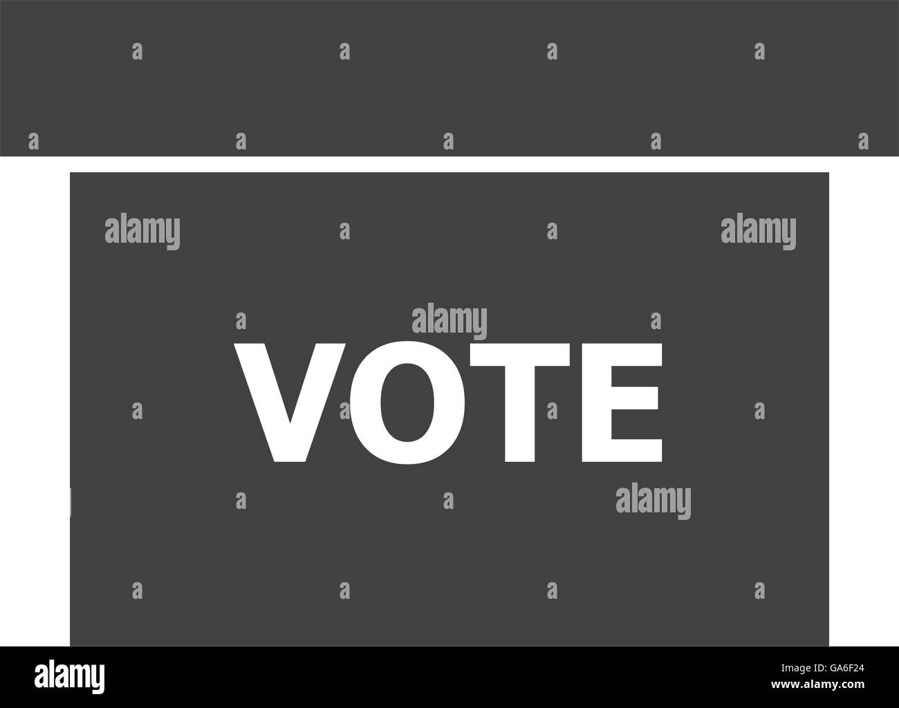 grey vote box, vector graphic Stock Vector Image & Art - Alamy