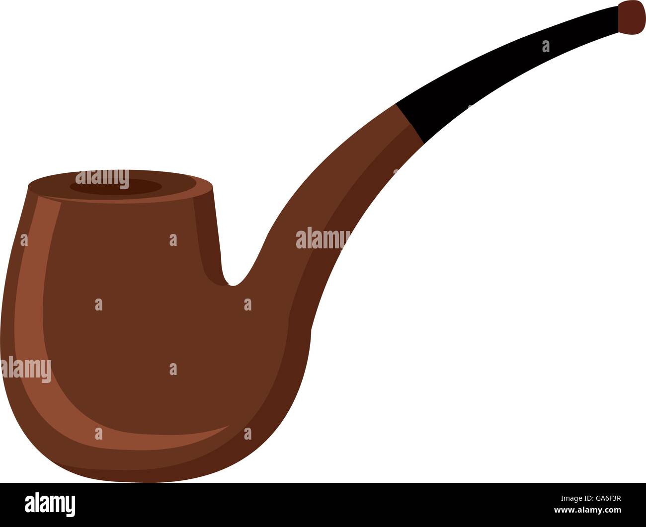 black and brown pipe, vector graphic Stock Vector Image & Art - Alamy