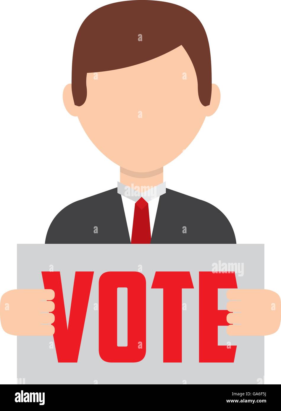 vote label isolated icon design Stock Vector Image & Art - Alamy