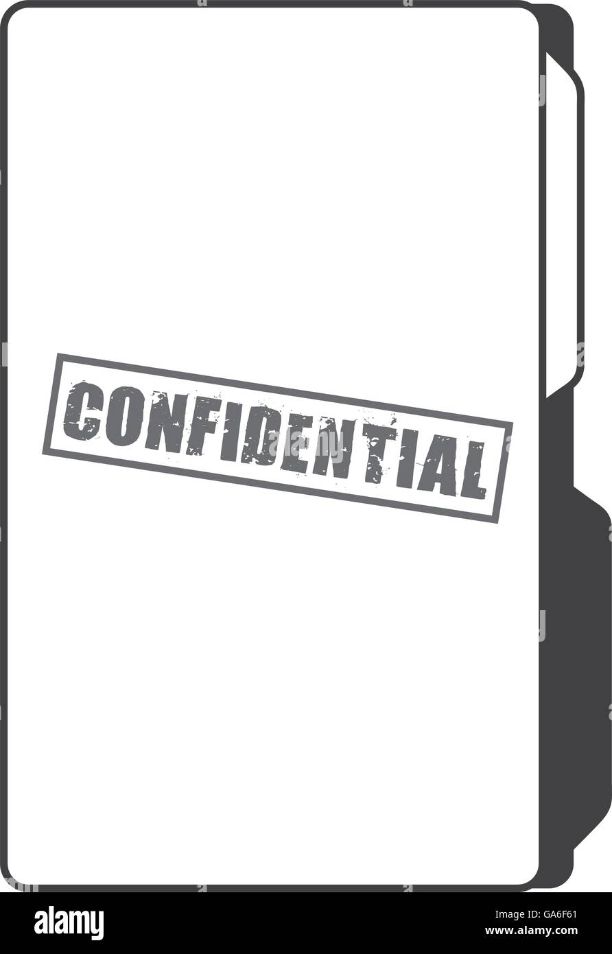 confidential folder isolated icon design Stock Vector Image & Art - Alamy