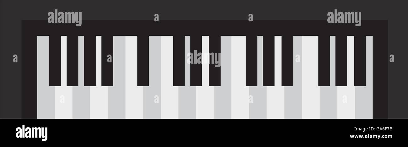 Piano keyboard music instrument icon design Stock Vector Image & Art ...