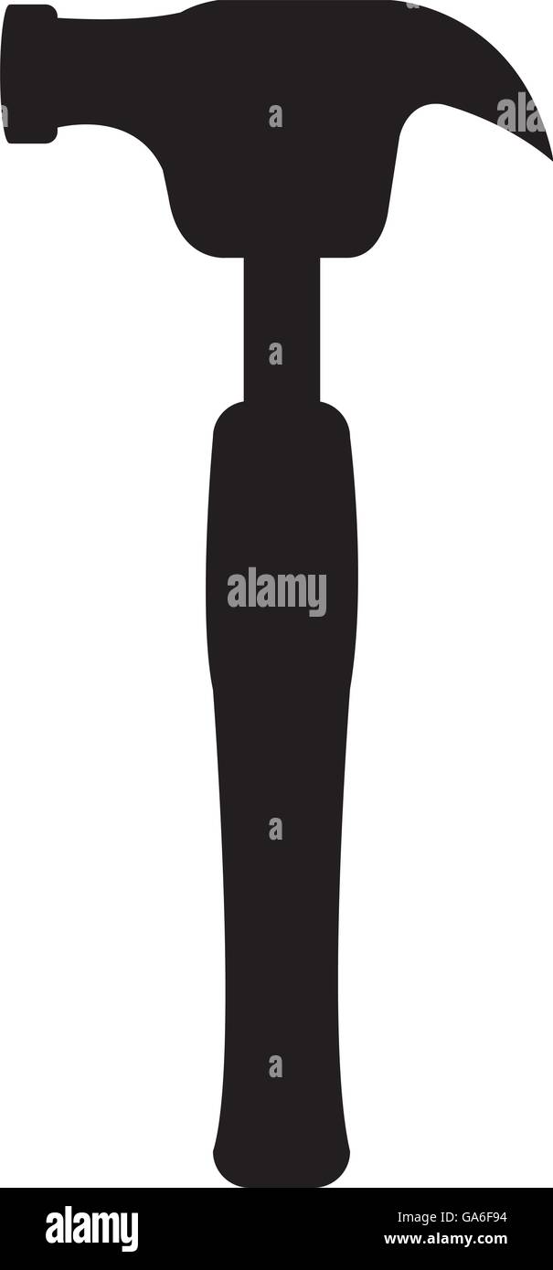 black hammer tool, vector graphic Stock Vector Image & Art - Alamy