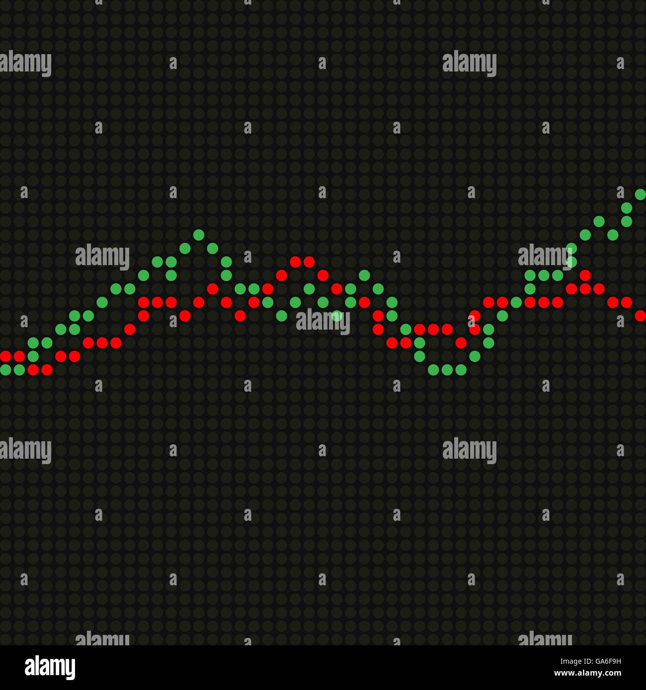 Graph lines on LED screen Stock Vector Image & Art - Alamy