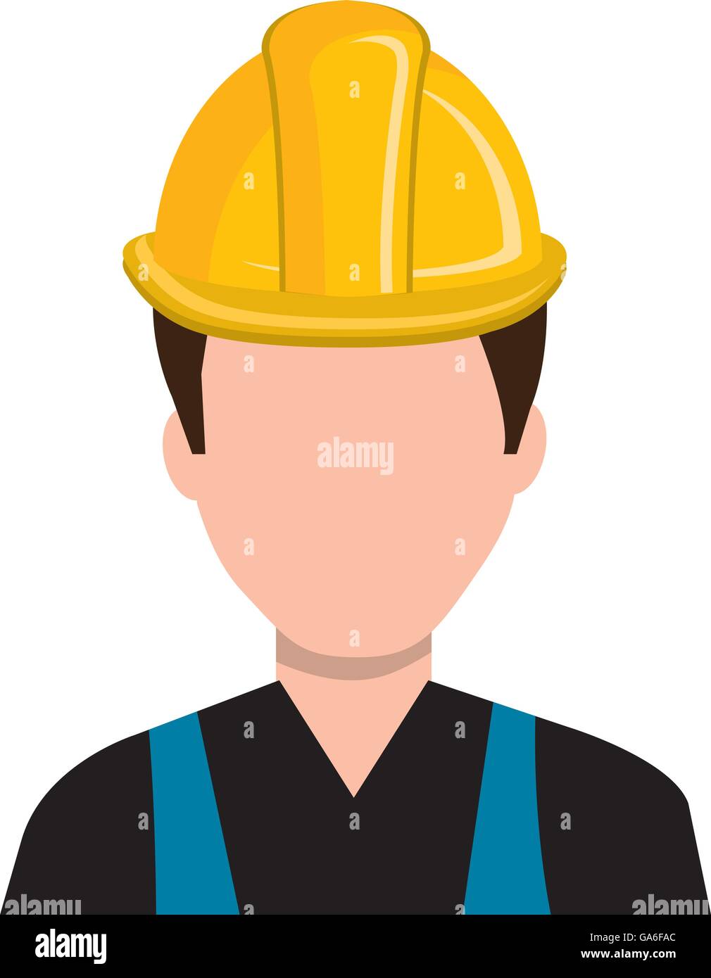 Avatar construction man, vector graphic Stock Vector Image & Art - Alamy