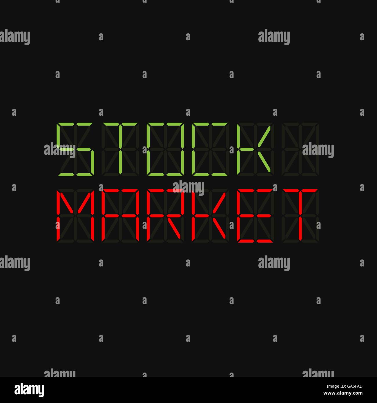 Led light unit Stock Vector Images - Alamy