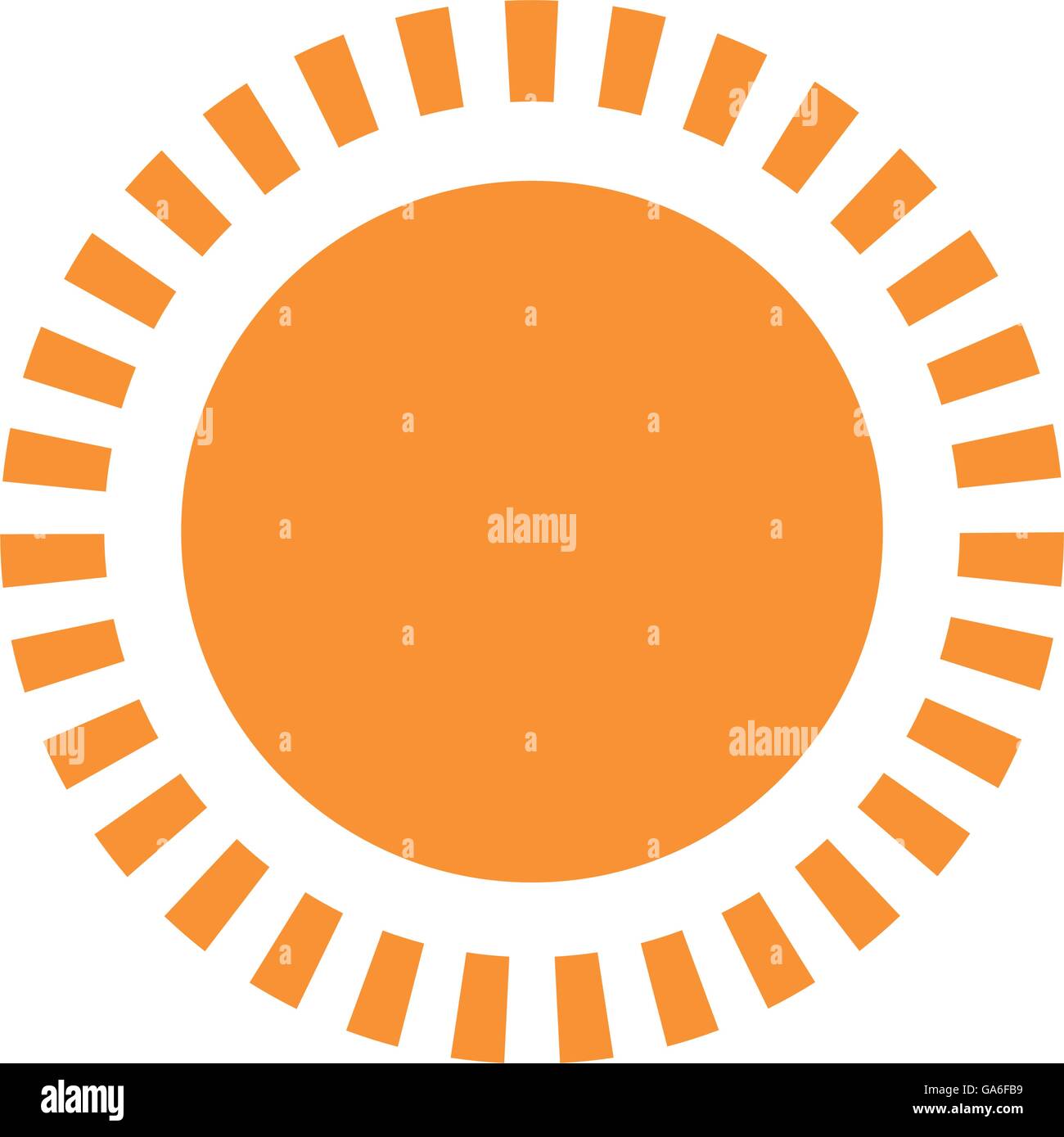 yellow abstract sun, vector graphic Stock Vector Image & Art - Alamy